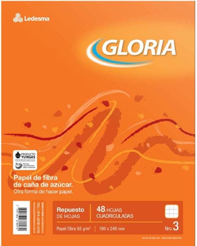 Repuesto N3 Gloria 48 Hj Cuadriculado - Ferniplast