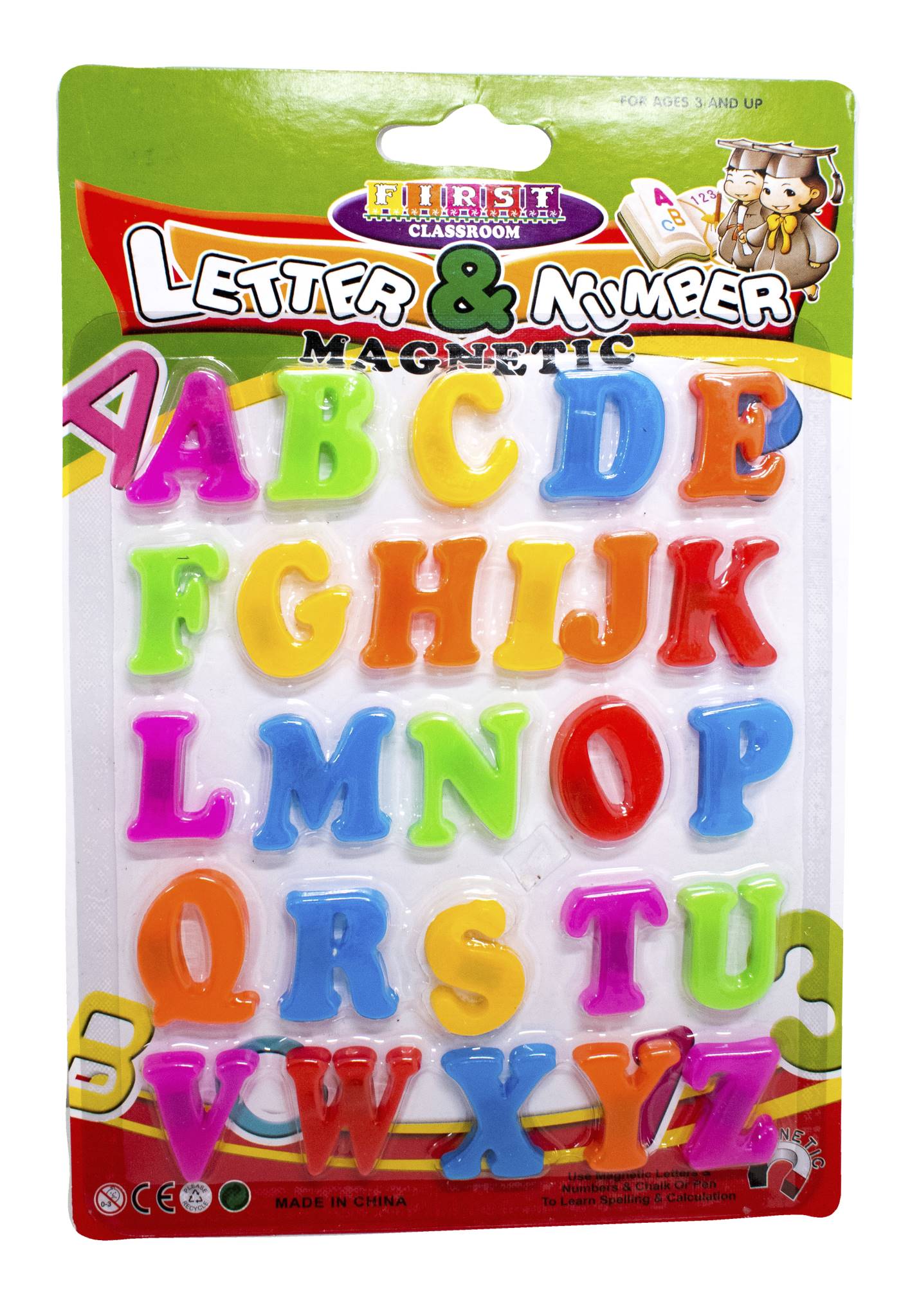 Letras Didácticas con Imán Blister - Ferniplast