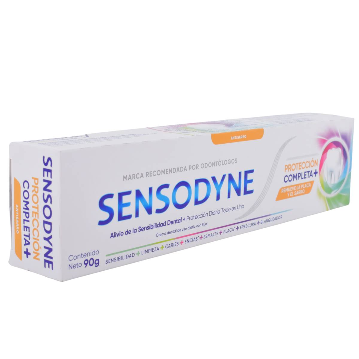 Crema Dental Sensodyne Prot Completa+AntiSarro 90G - Ferniplast