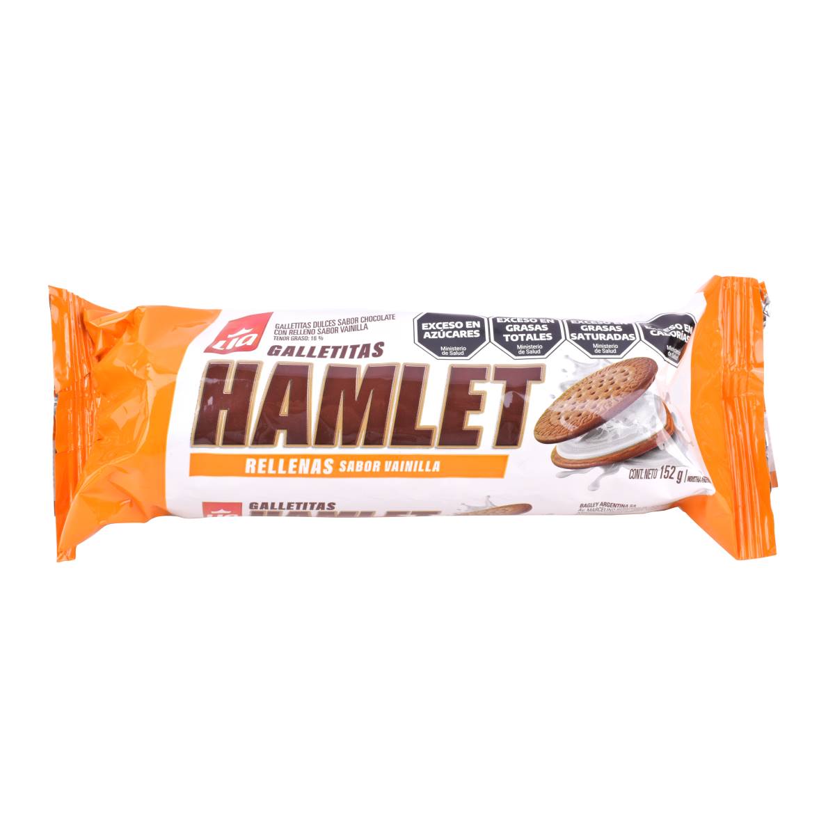 Galletas Hamlet Choc Vainilla 152G - Ferniplast