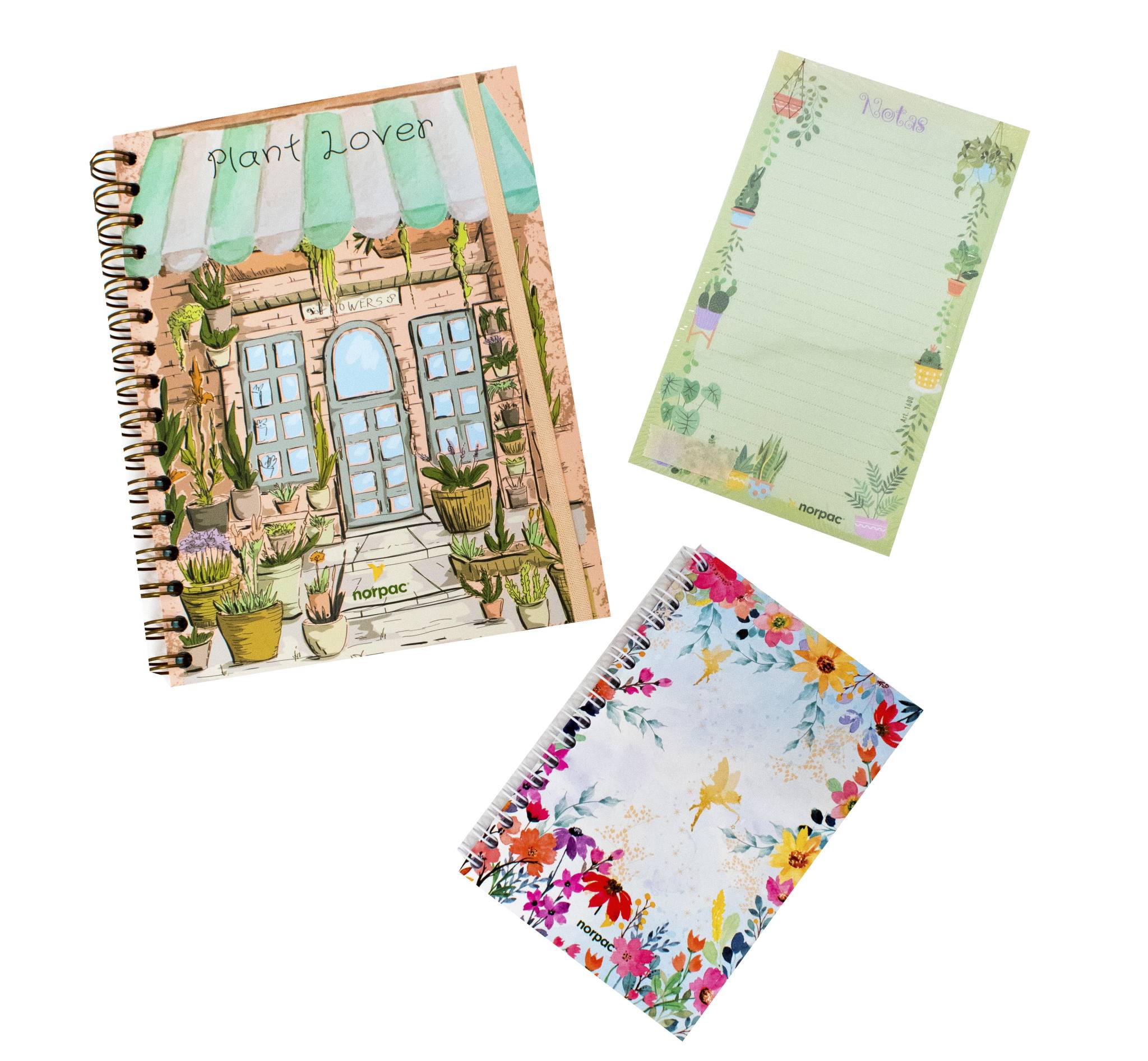 Set Norpac Cuaderno+Libreta+Block c/Imán - Ferniplast